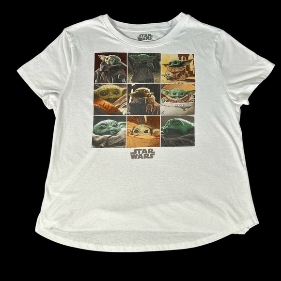 Star Wars | Tops | Star Wars Tm Brand Womens White Tshirt Three Xl Baby ...
